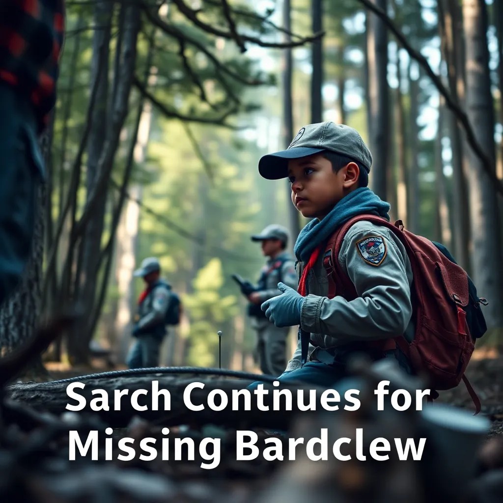 Search Continues for Missing Boy Scout Garrett Bardsley : MysteryLores