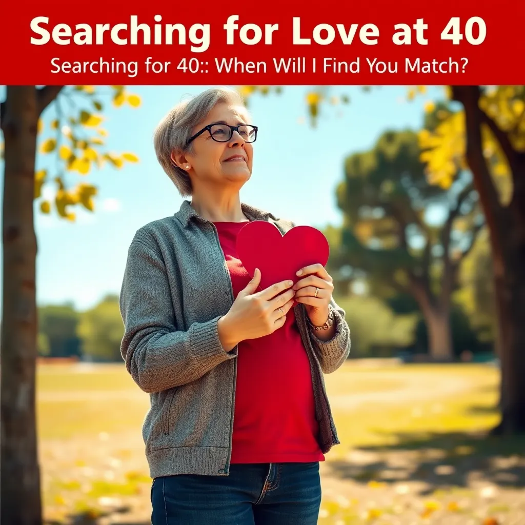 Searching for Love at 40: When Will I Find My Match? : MysteryLores