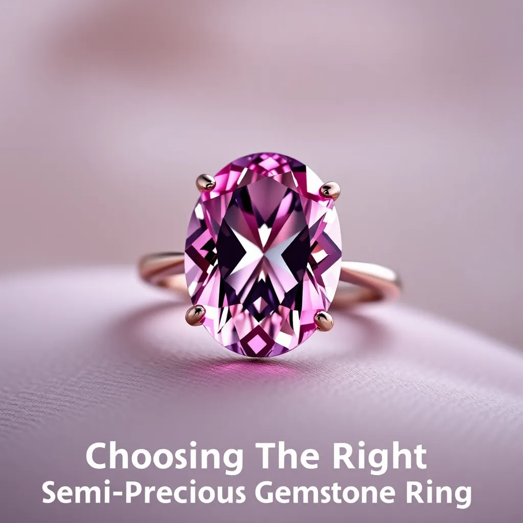 Choosing the Right Semi-Precious Gemstone Ring : MysteryLores