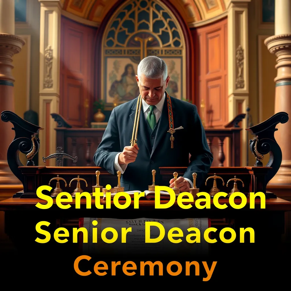Important Tips for New Senior Deacons in Lodges : MysteryLores