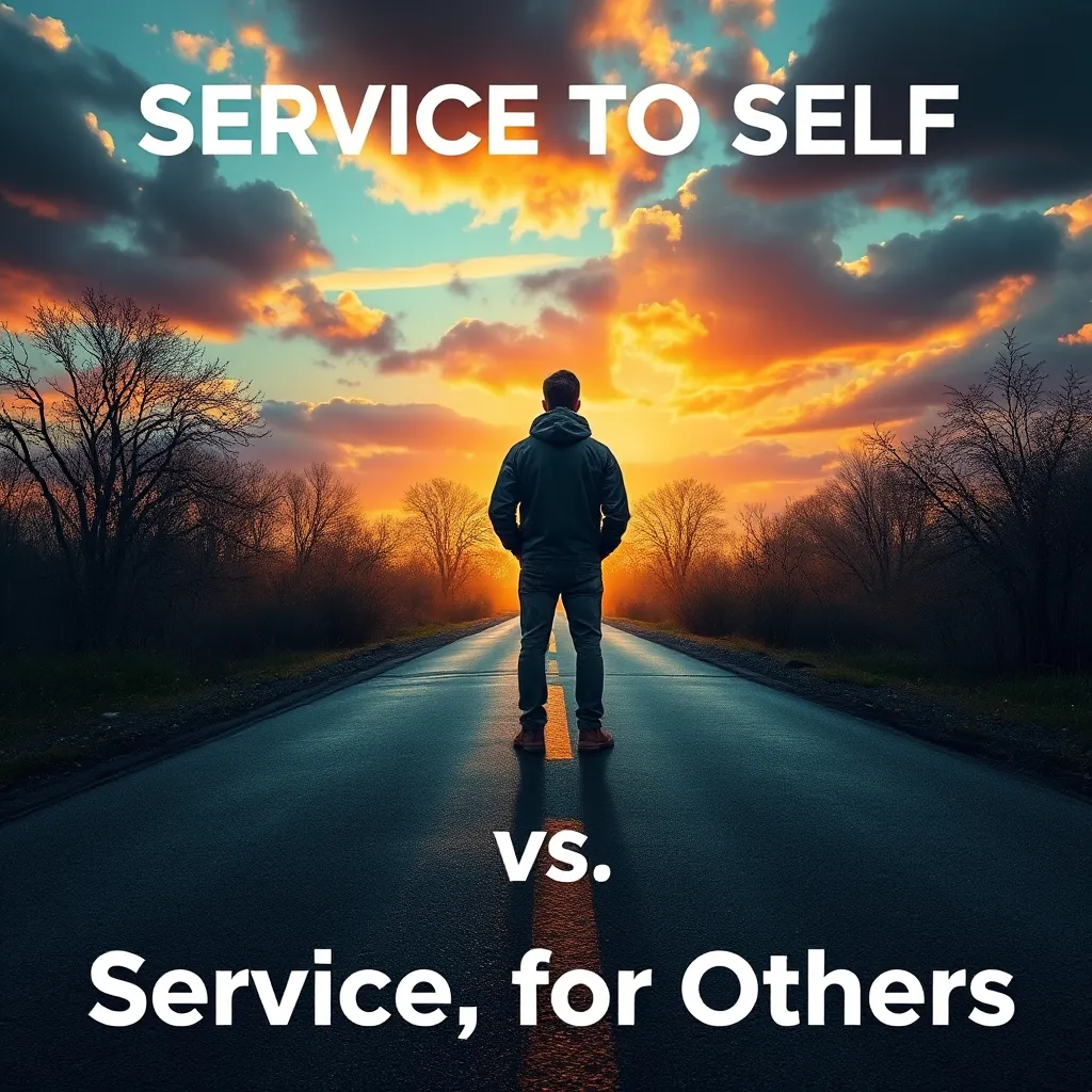 Choosing Between Service to Self and Service to Others : MysteryLores