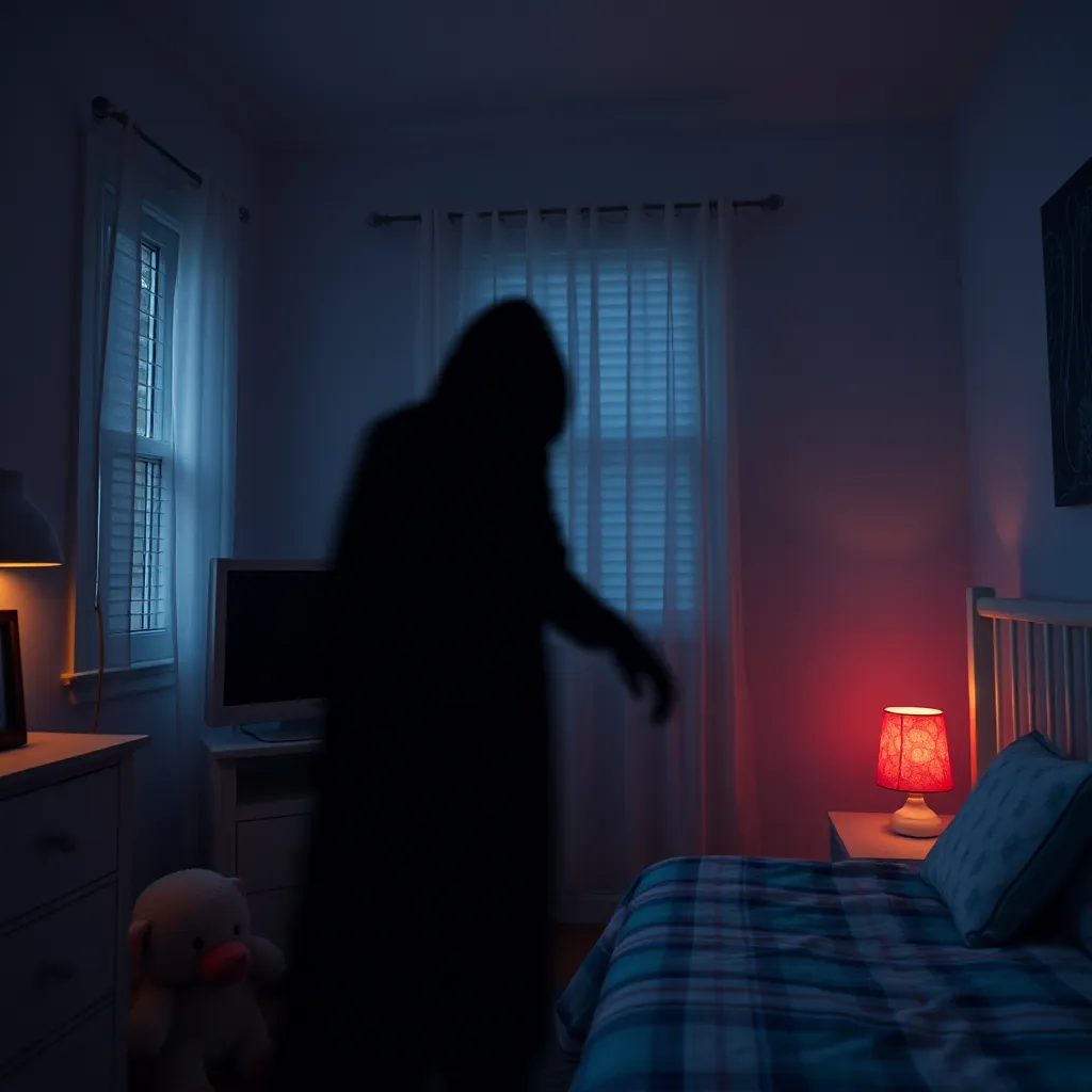 Disturbing Shadow Figure Spotted in Baby's Room : MysteryLores
