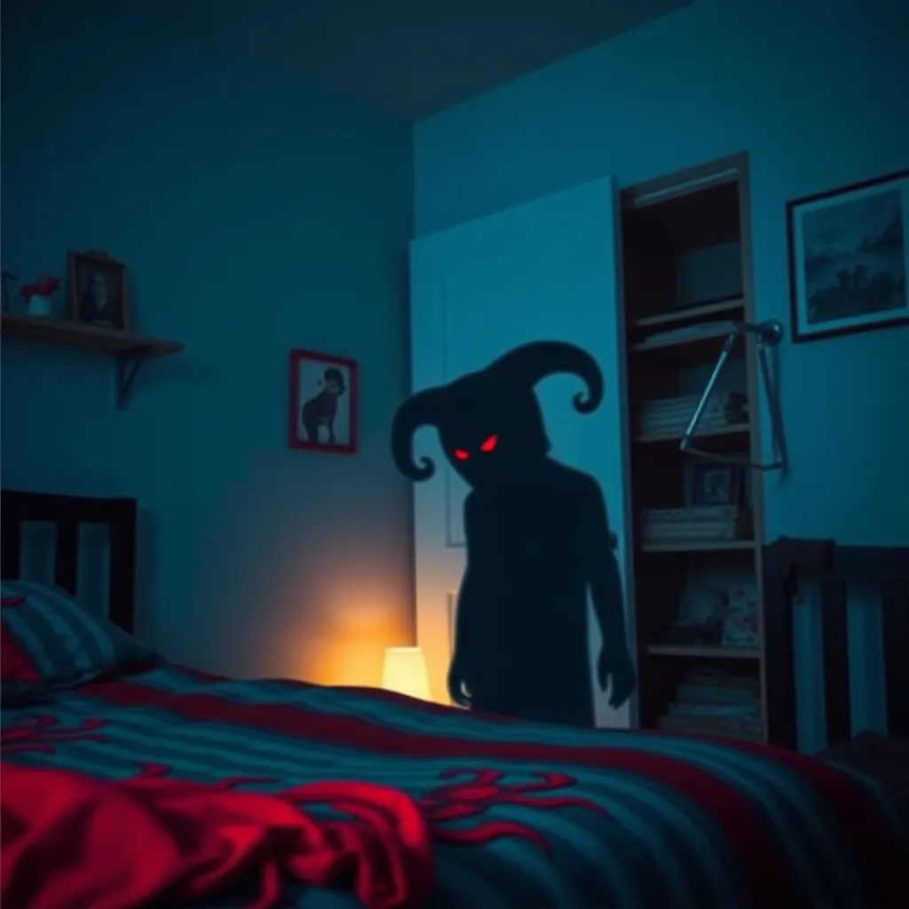 Shadow Entity Spotted in Teen's Bedroom Raises Alarm : MysteryLores
