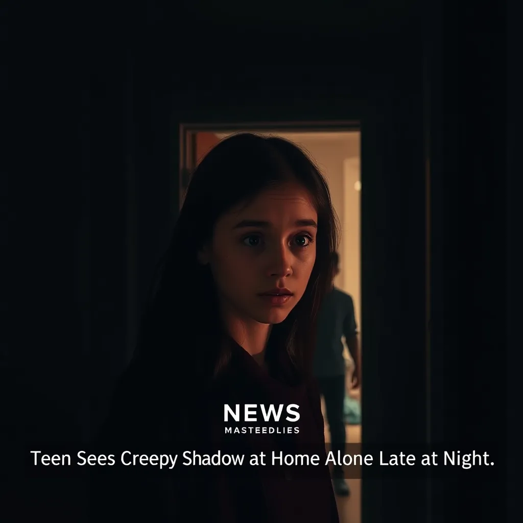 Teen Sees Creepy Shadow at Home Alone Late at Night : MysteryLores