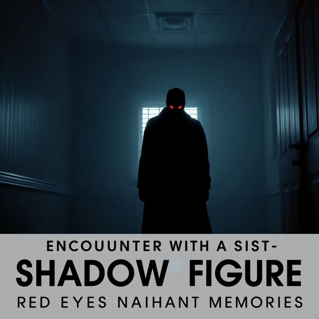 Encounter with a Shadowy Figure: Red Eyes Haunt Memories : MysteryLores