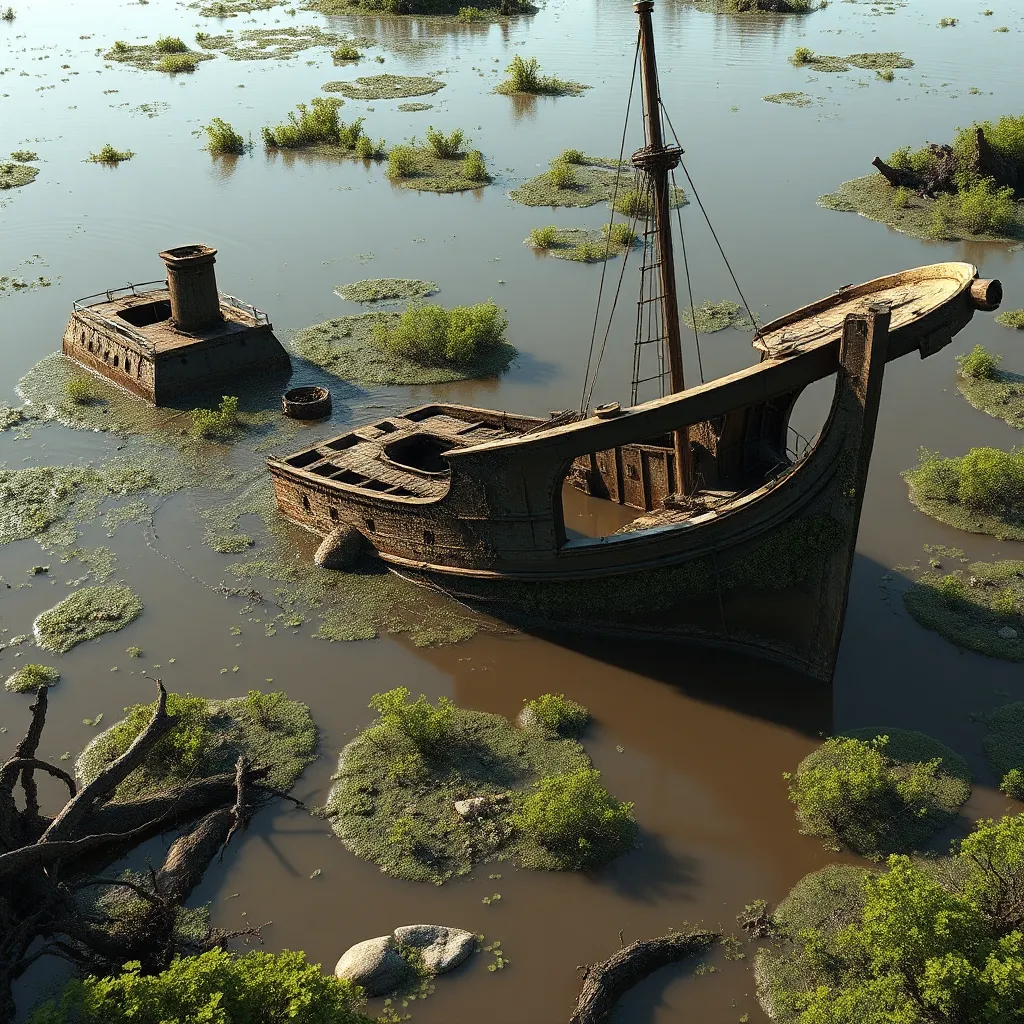 Proof Emerges of Shipwreck in Mysterious Swamp : MysteryLores