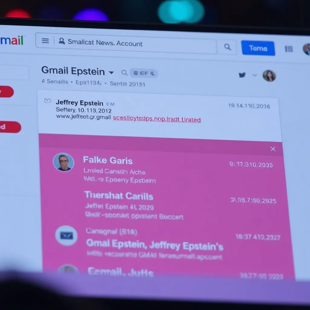 Simulated Gmail Account Showcases Epstein’s Emails : MysteryLores