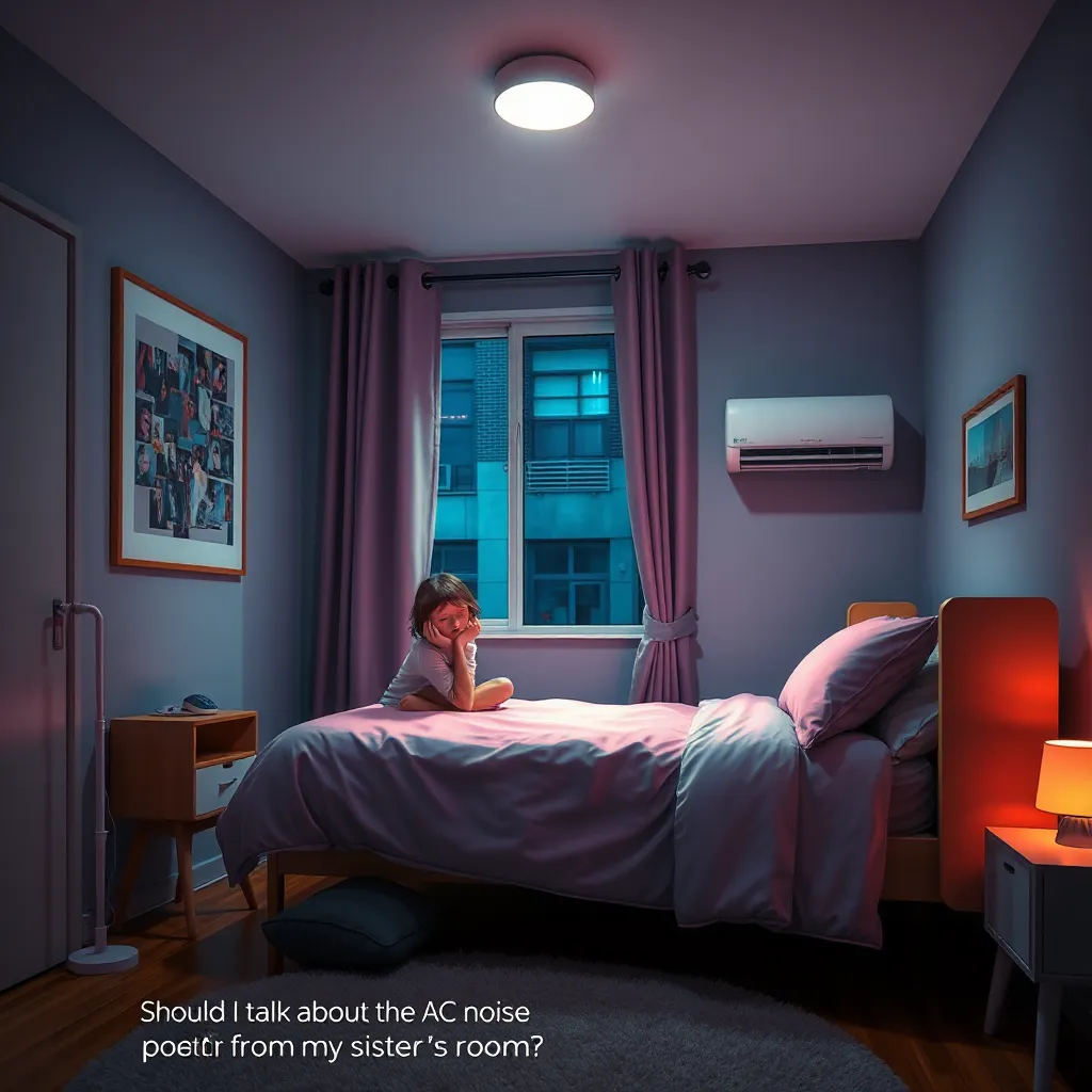 Should I Talk About the AC Noise from My Sister's Room? : MysteryLores