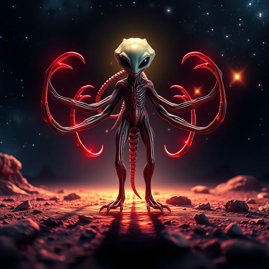 Exploring the Origins of a Six-Limbed Alien Image : MysteryLores