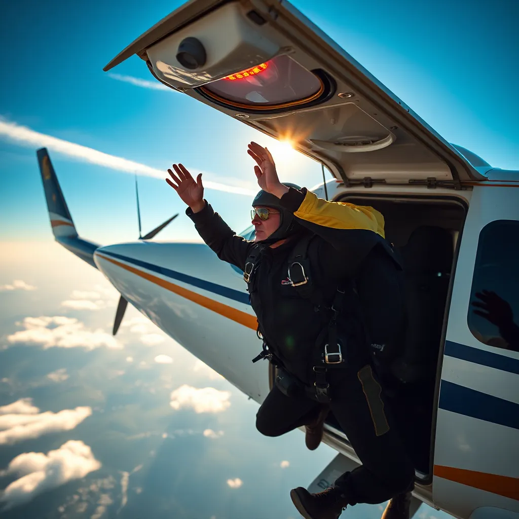 Skydiving Surprise: A Breath of the Unknown : MysteryLores