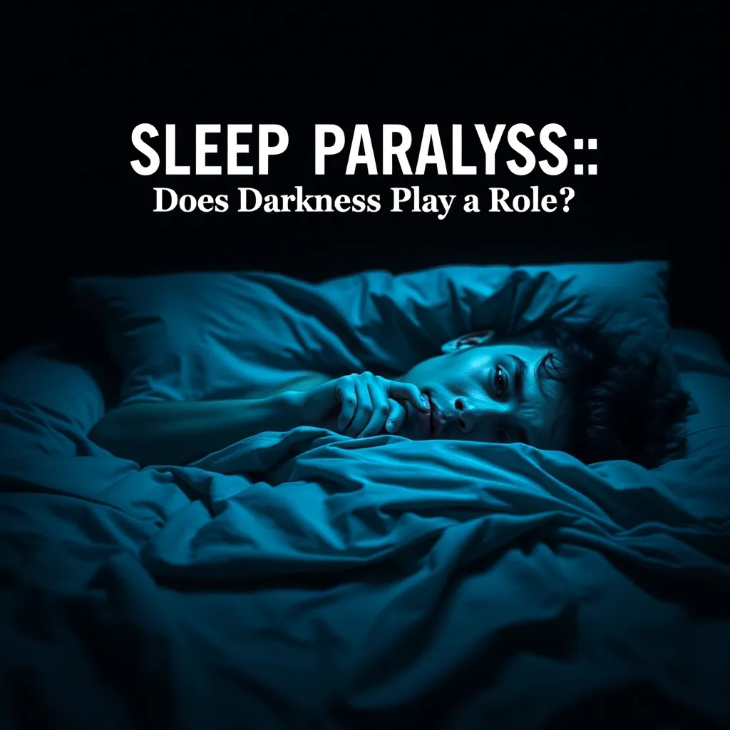 Sleep Paralysis: Does Darkness Play a Role? : MysteryLores