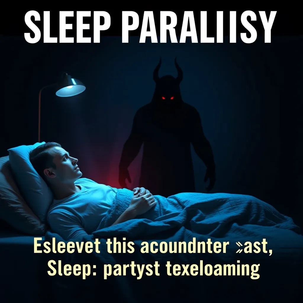 Encounter with a Sleep Paralysis Demon: A Surreal Experience : MysteryLores