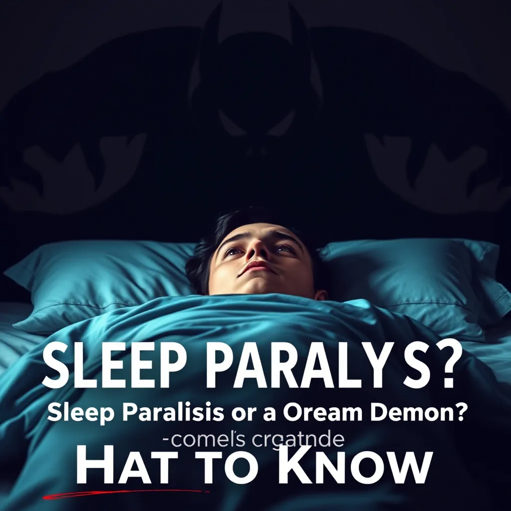 Sleep Paralysis or a Dream Demon? What to Know : MysteryLores