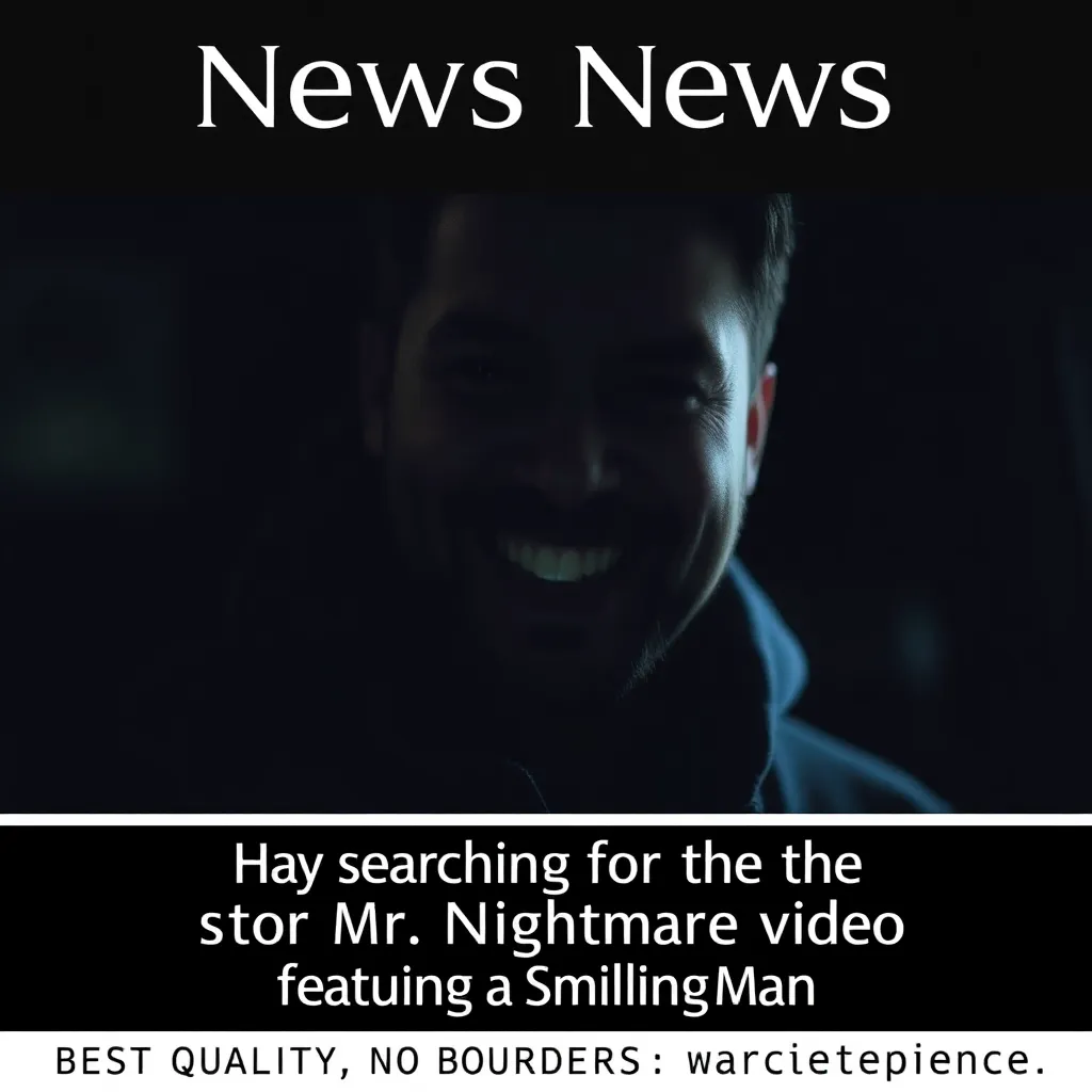 Searching for the Mr Nightmare Video Featuring a Smiling Man : MysteryLores
