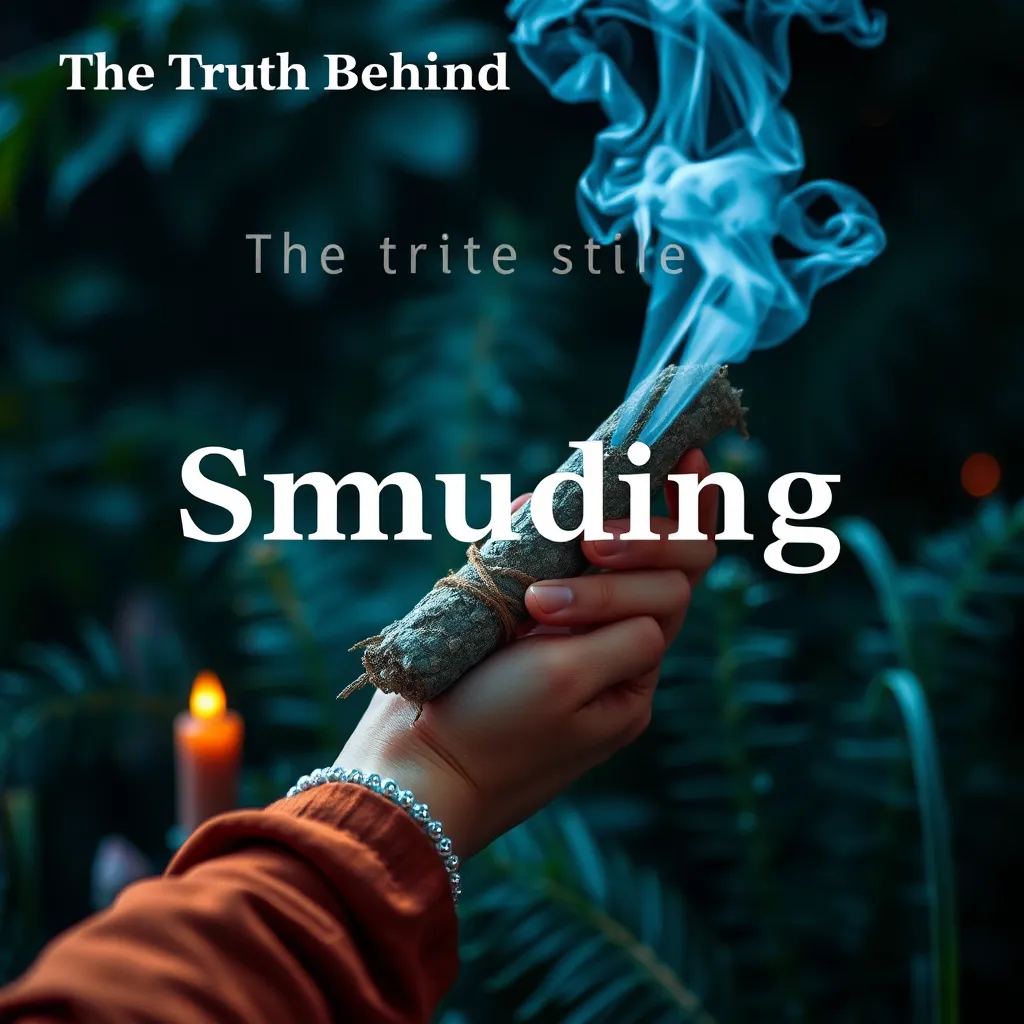 The Truth Behind Smudging: Does It Really Cleanse? : MysteryLores