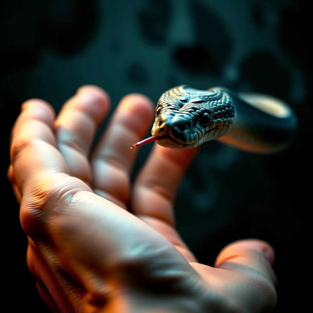 Dream Interpretations: A Snake Biting My Hand : MysteryLores