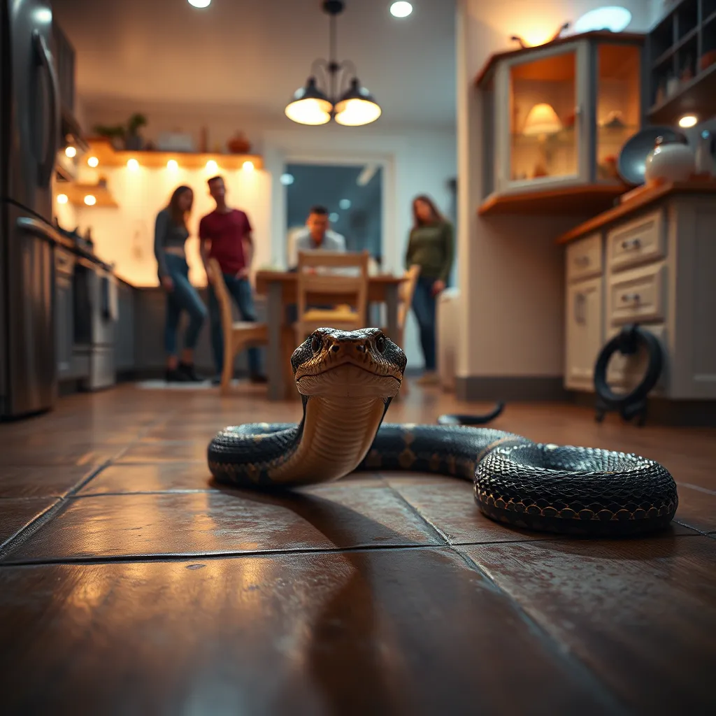 Terrifying Encounter: A Snake Chases Us in Our Home : MysteryLores