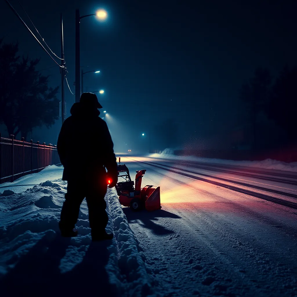 Late-Night Snowblowing Leads to Spooky Shadow Encounter : MysteryLores