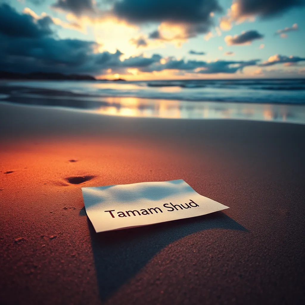 The Tamam Shud Case: A Dead Man's Last Words at Somerton Beach ...