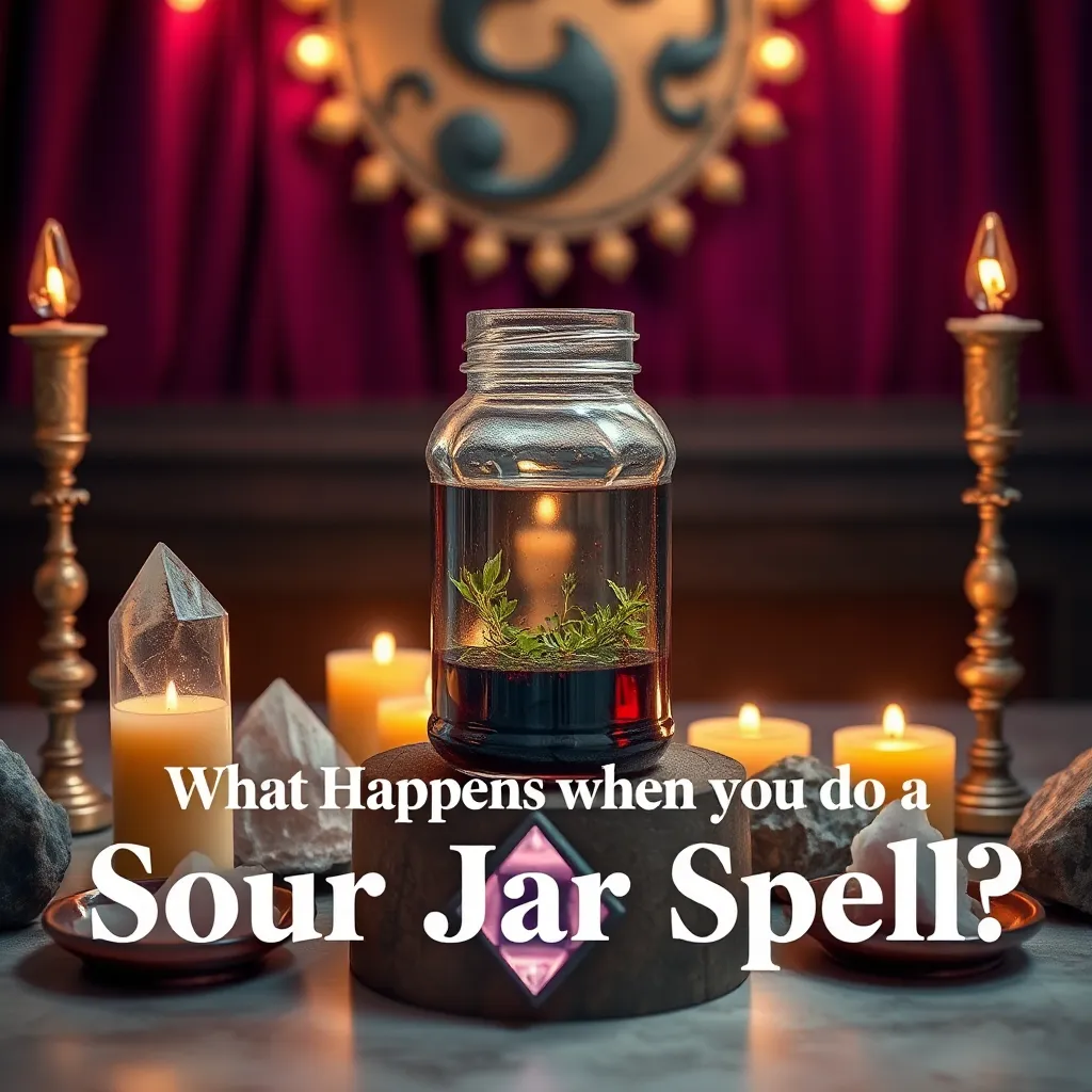 What Happens When You Do a Sour Jar Spell? : MysteryLores