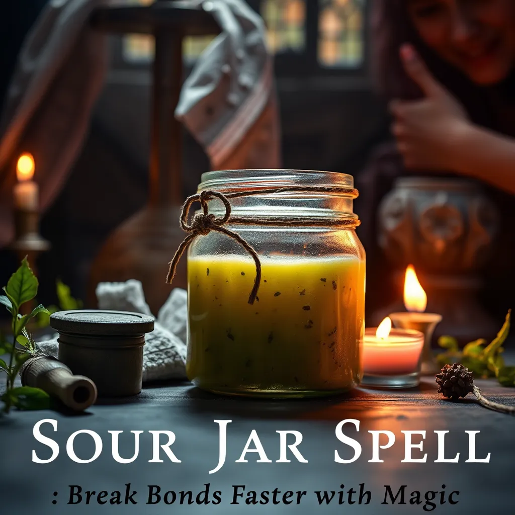 Sour Jar Spell: Break Bonds Faster with Magic : MysteryLores