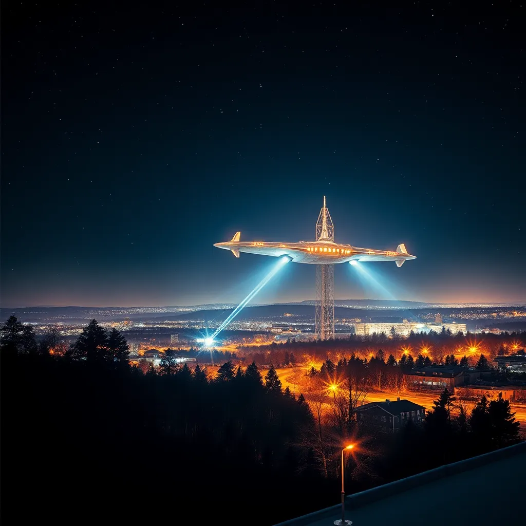 Spaceship Sighting in Monroe, WA: Clear Night Surprise! : MysteryLores
