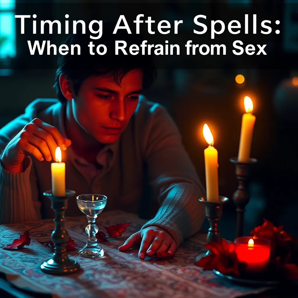 Timing After Spells: When to Refrain from Sex : MysteryLores