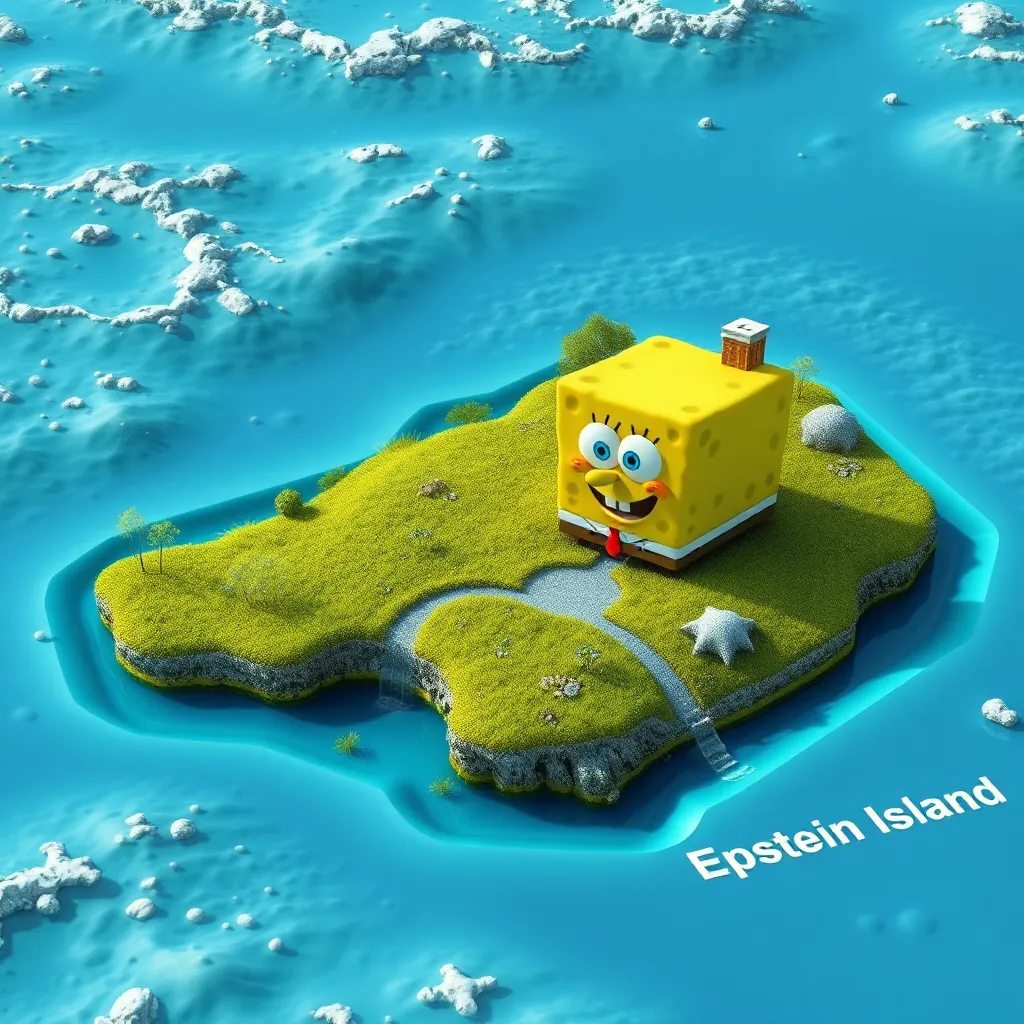SpongeBob's Address Mysteriously Linked to Epstein Island : MysteryLores