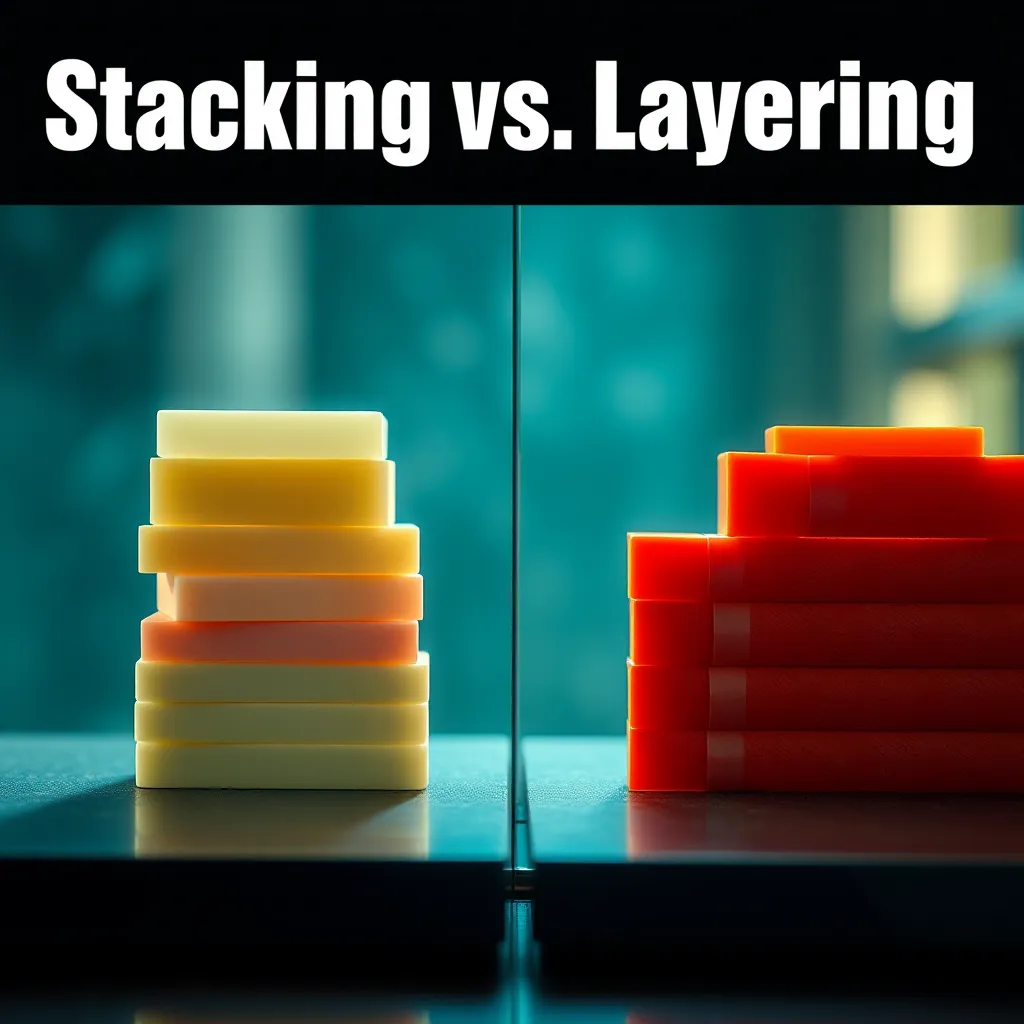 Understanding the Difference: Stacking vs. Layering Explained : MysteryLores