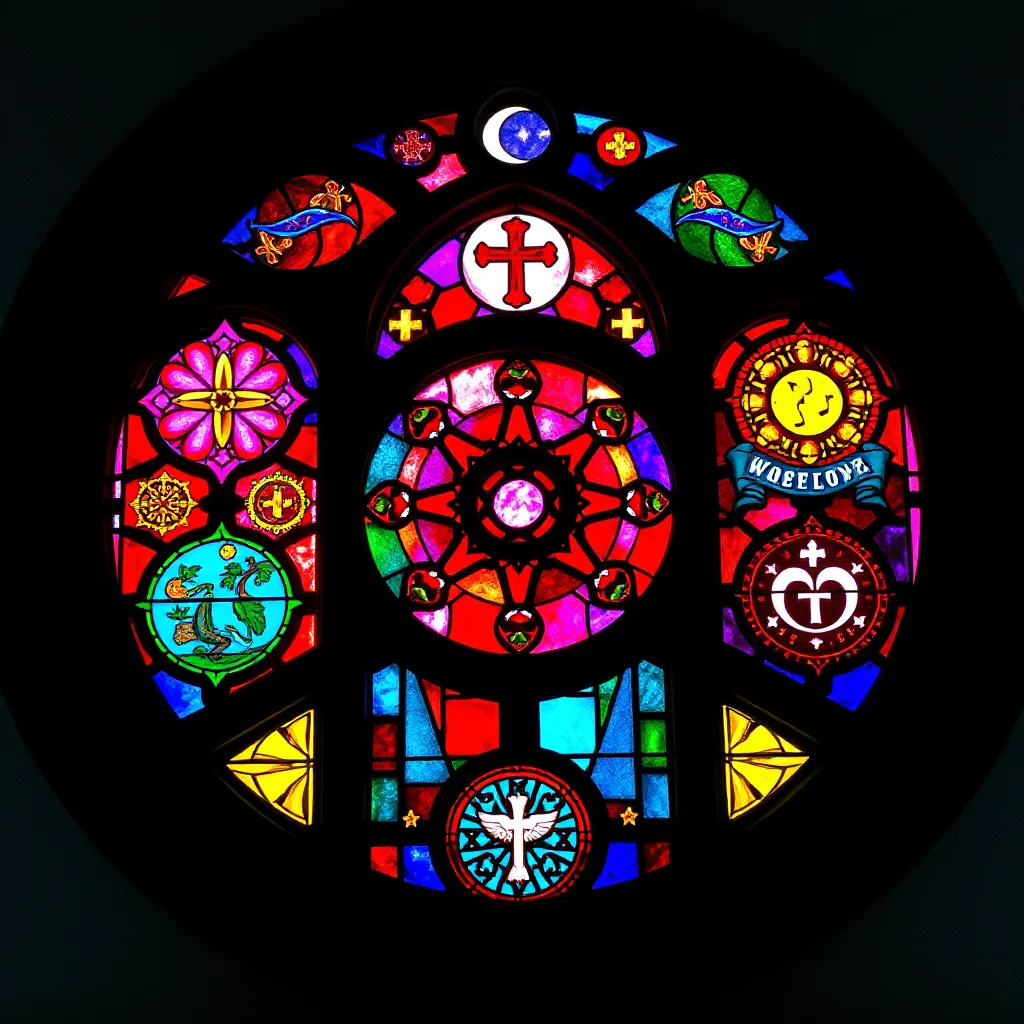 Understanding the Wheel in Stained Glass Symbols : MysteryLores