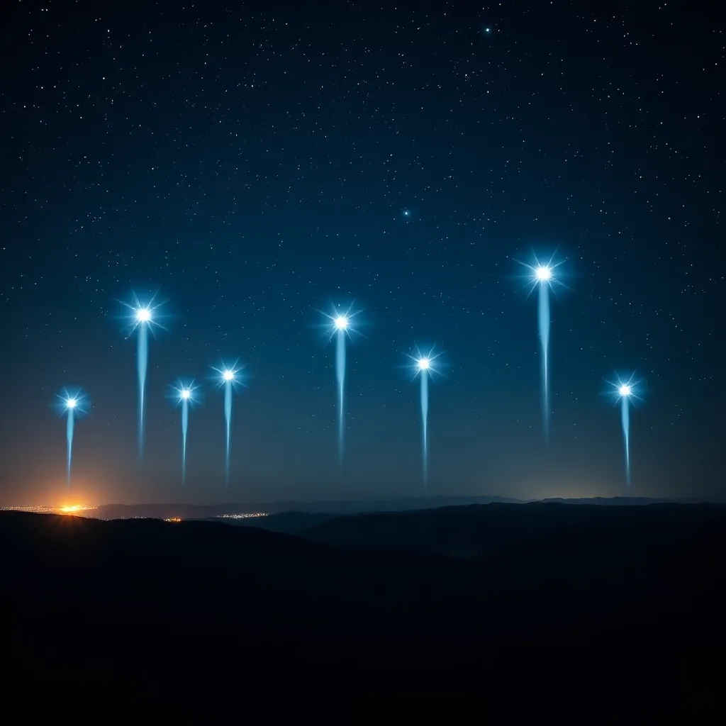 Mysterious Star-Like Objects Spotted in Northern Spain : MysteryLores