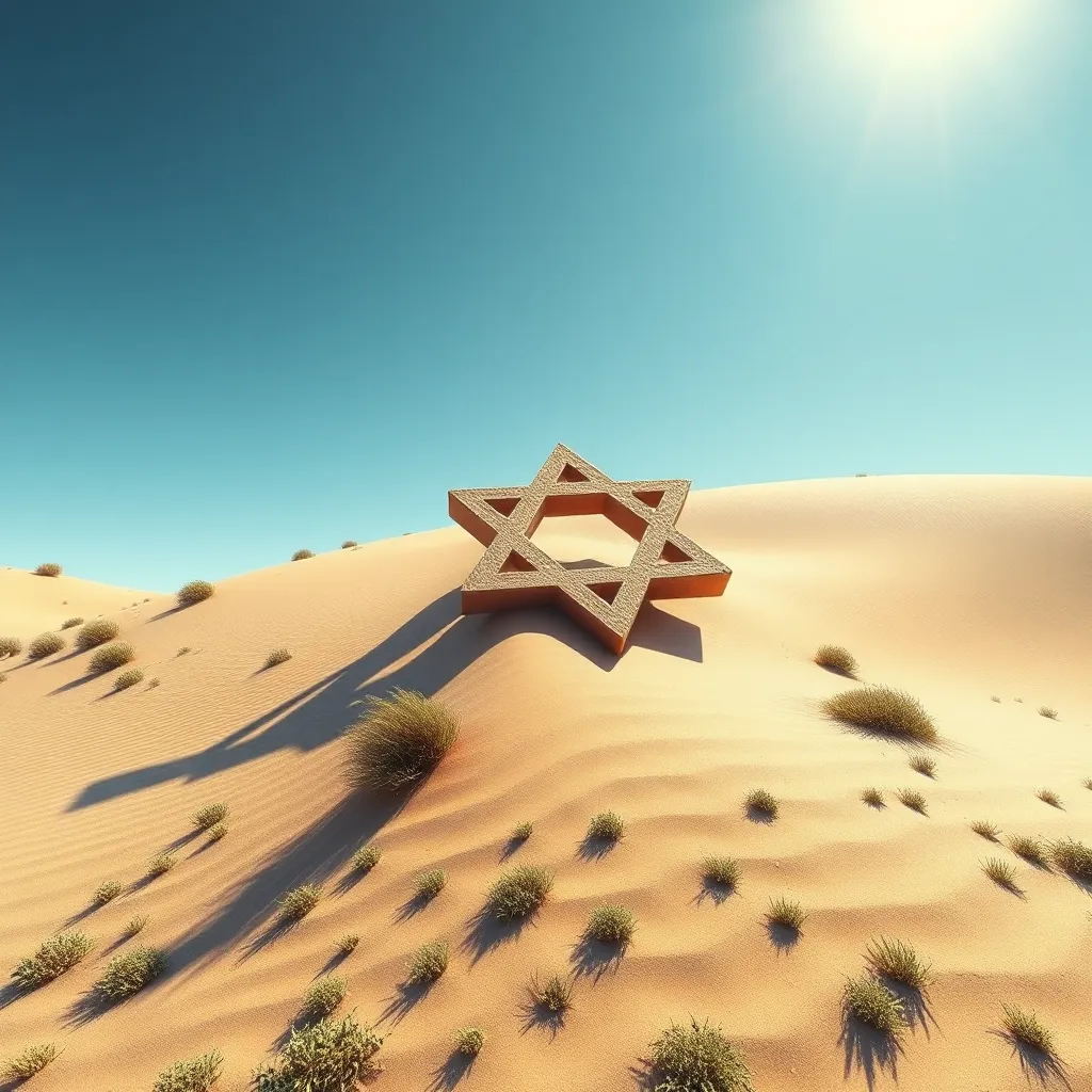 Curious Find: Star of David Emerges in Desert Terrain : MysteryLores