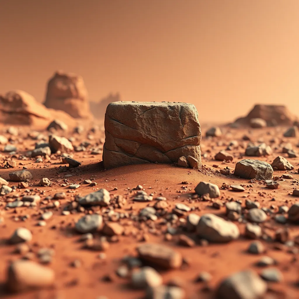 Mars Column Photo: Natural Formation or Artifact? : MysteryLores
