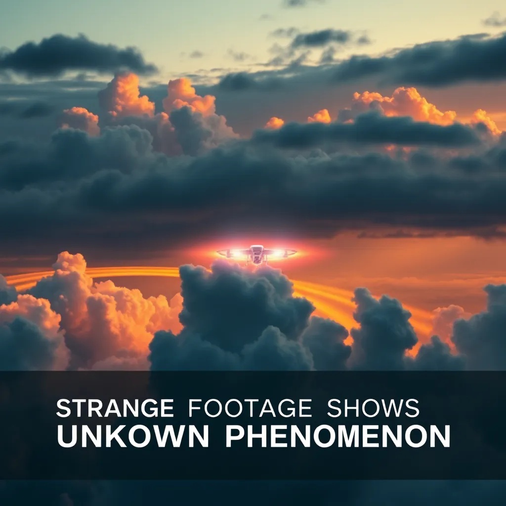 Strange Footage Shows Unknown Aerial Phenomenon : MysteryLores
