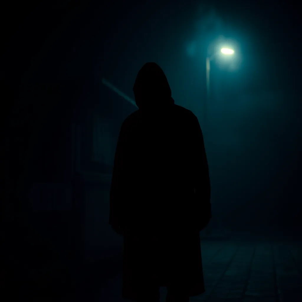 Strange Figure Captured on Camera in the Dark of Night : MysteryLores