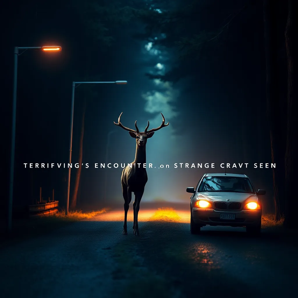 Terrifying Encounter on Forest Road: Strange Creature Seen : MysteryLores