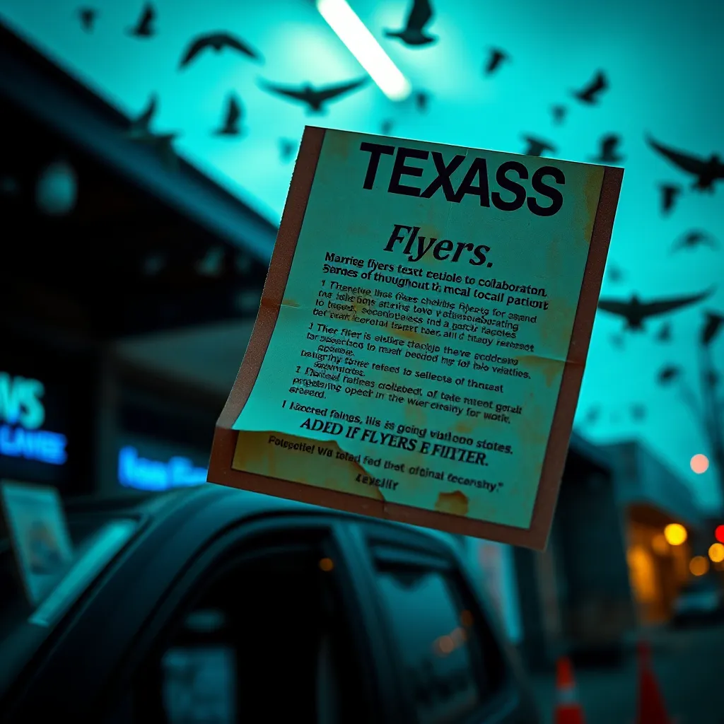 Strange Flyers Spark Interest in Texas Collaboration : MysteryLores