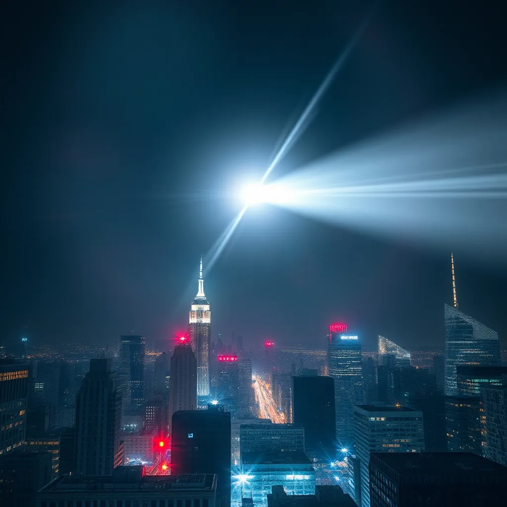 Strange Lights Over NYC: Unexplained Phenomena at Night : MysteryLores