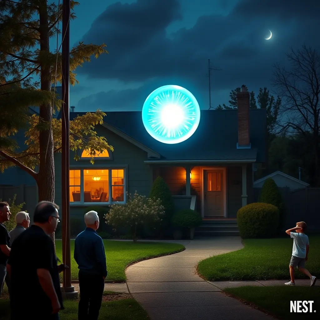 Strange Orb Spotted Outside Local Resident's Home : MysteryLores