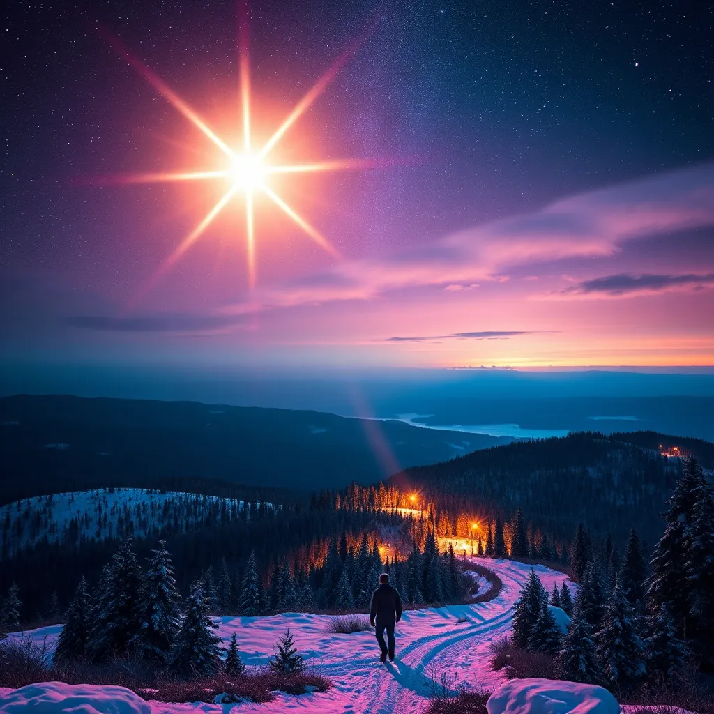 Mysterious Star Sighted from Billingen Mountain, Sweden : MysteryLores