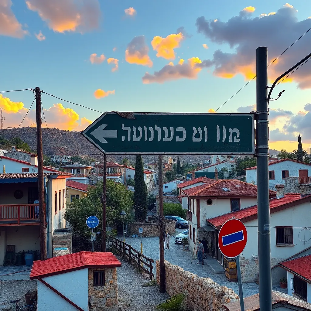 Street Signs in Samaria Direct Attention to Third Temple : MysteryLores