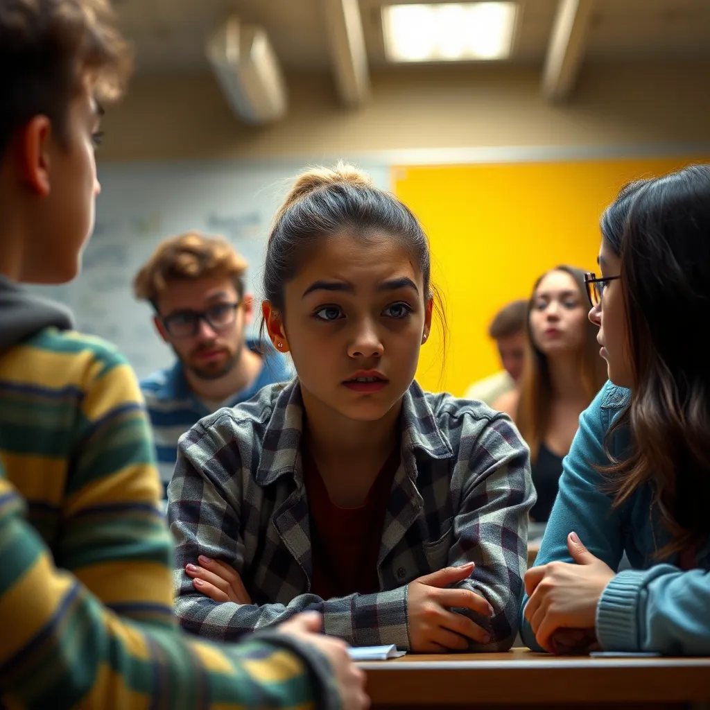 Student's Confusion: Did She Say a Friend's Name? : MysteryLores