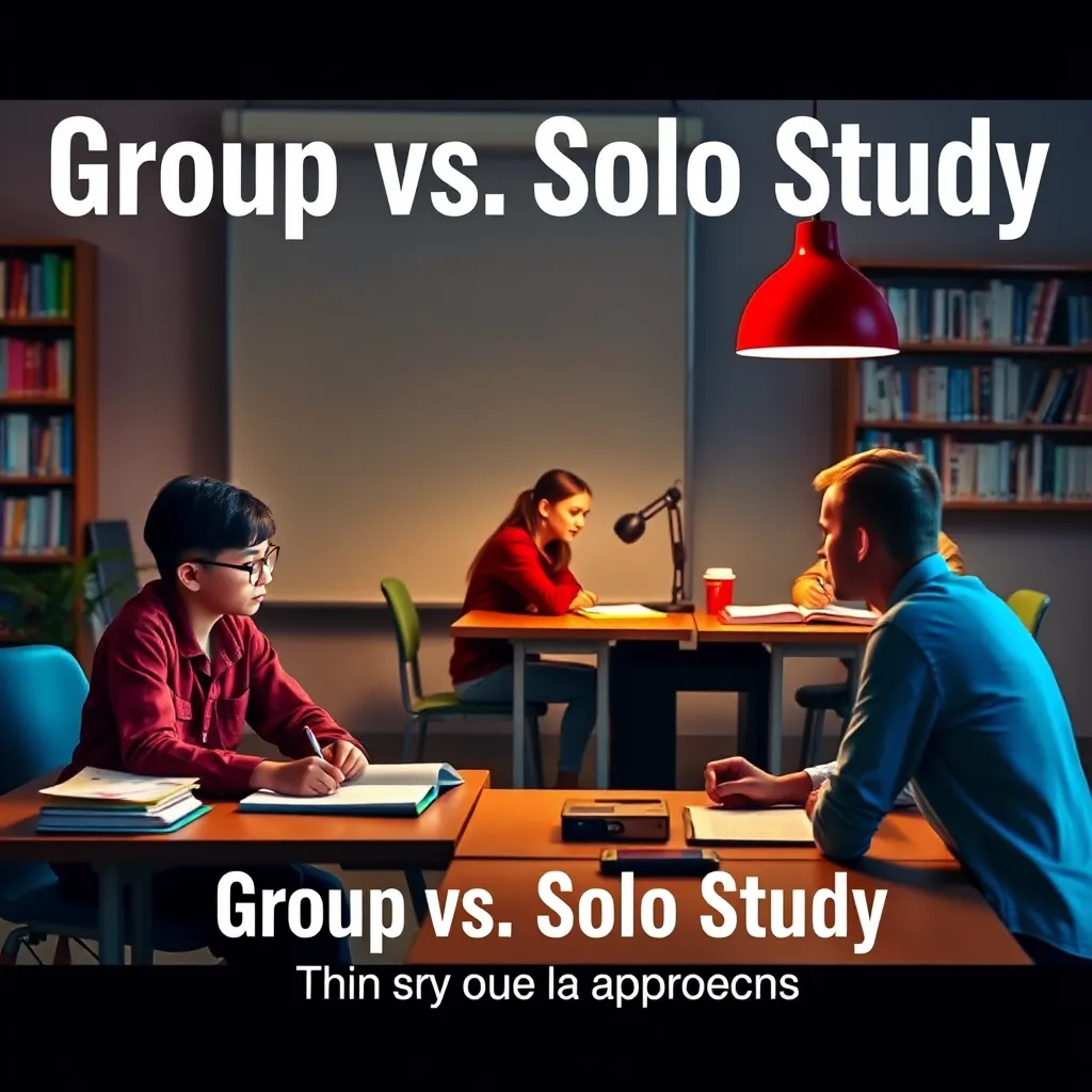 Group vs. Solo Study: What's the Best Approach? : MysteryLores