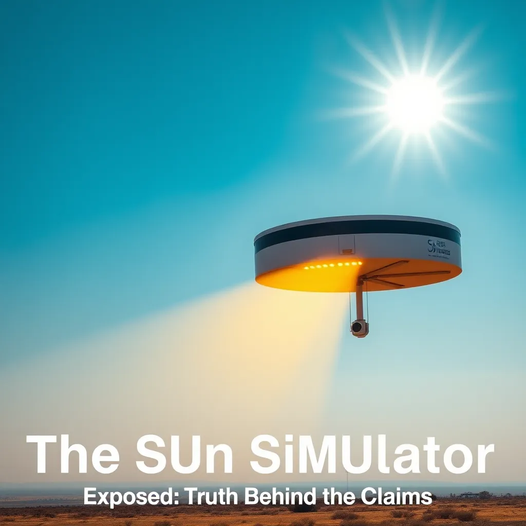 The Sun Simulator Exposed: Truth Behind the Claims : MysteryLores