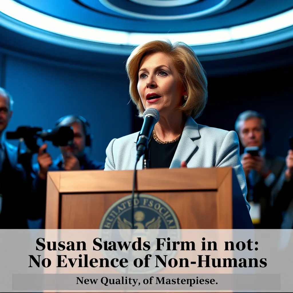 Susan Gough Stands Firm on No Evidence of Non-Humans : MysteryLores