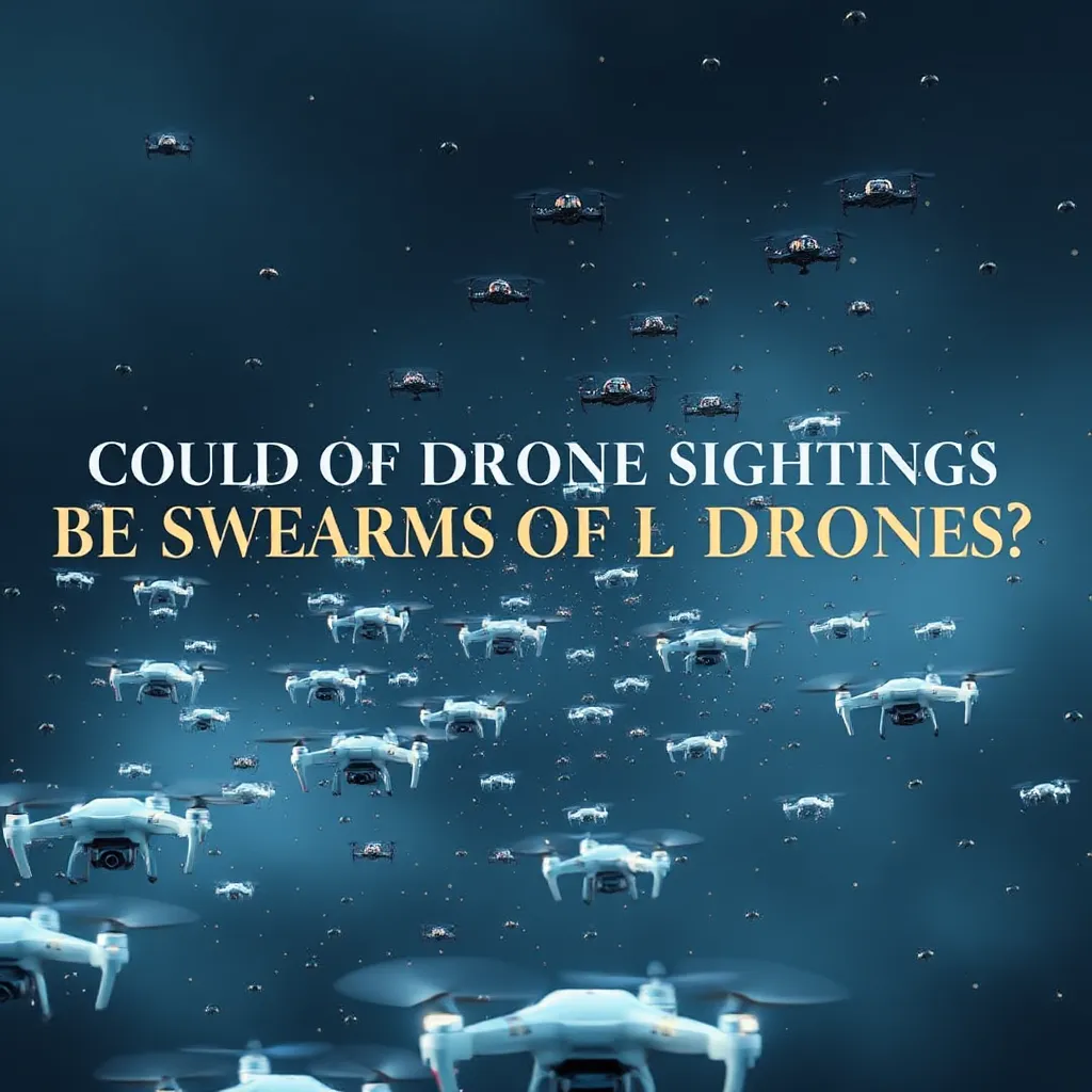 Could Recent Drone Sightings Be Swarms of Tiny Drones? : MysteryLores