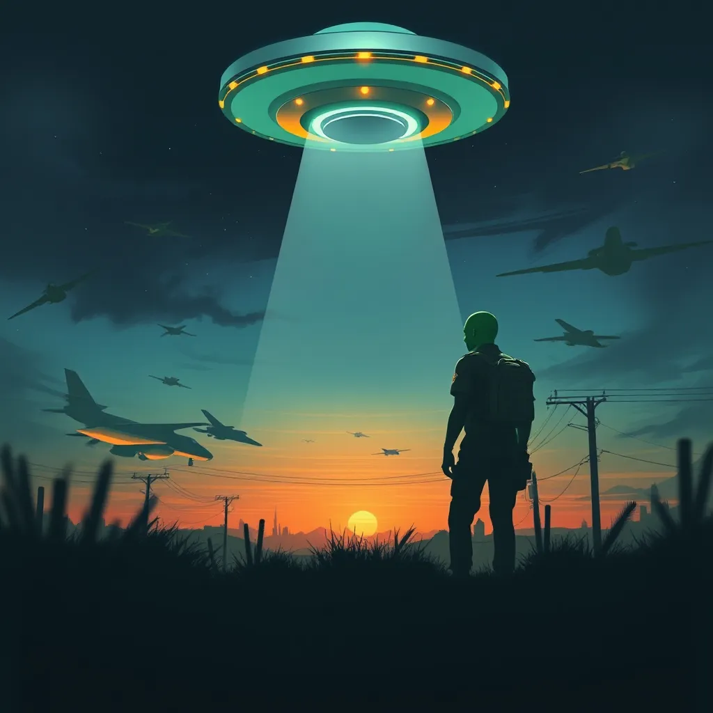 Soldiers Encounter UFO and Green Humanoid at Spanish Base : MysteryLores