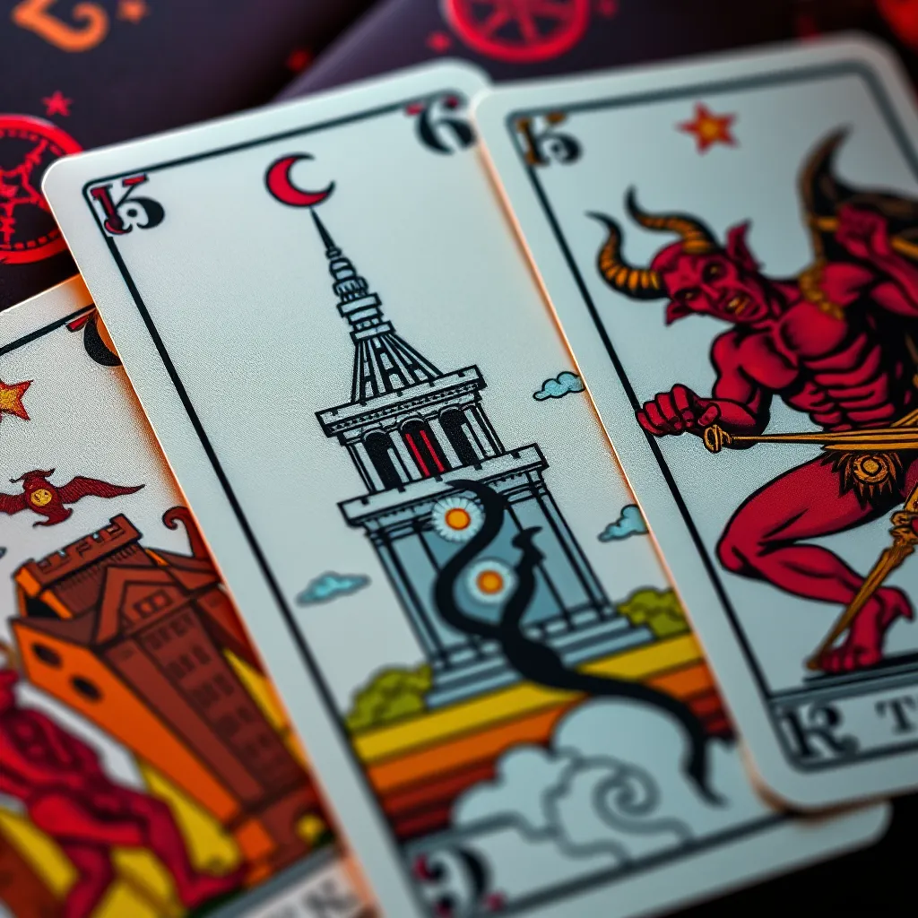 Daily Tarot Insights: The Tower and The Devil Connection : MysteryLores