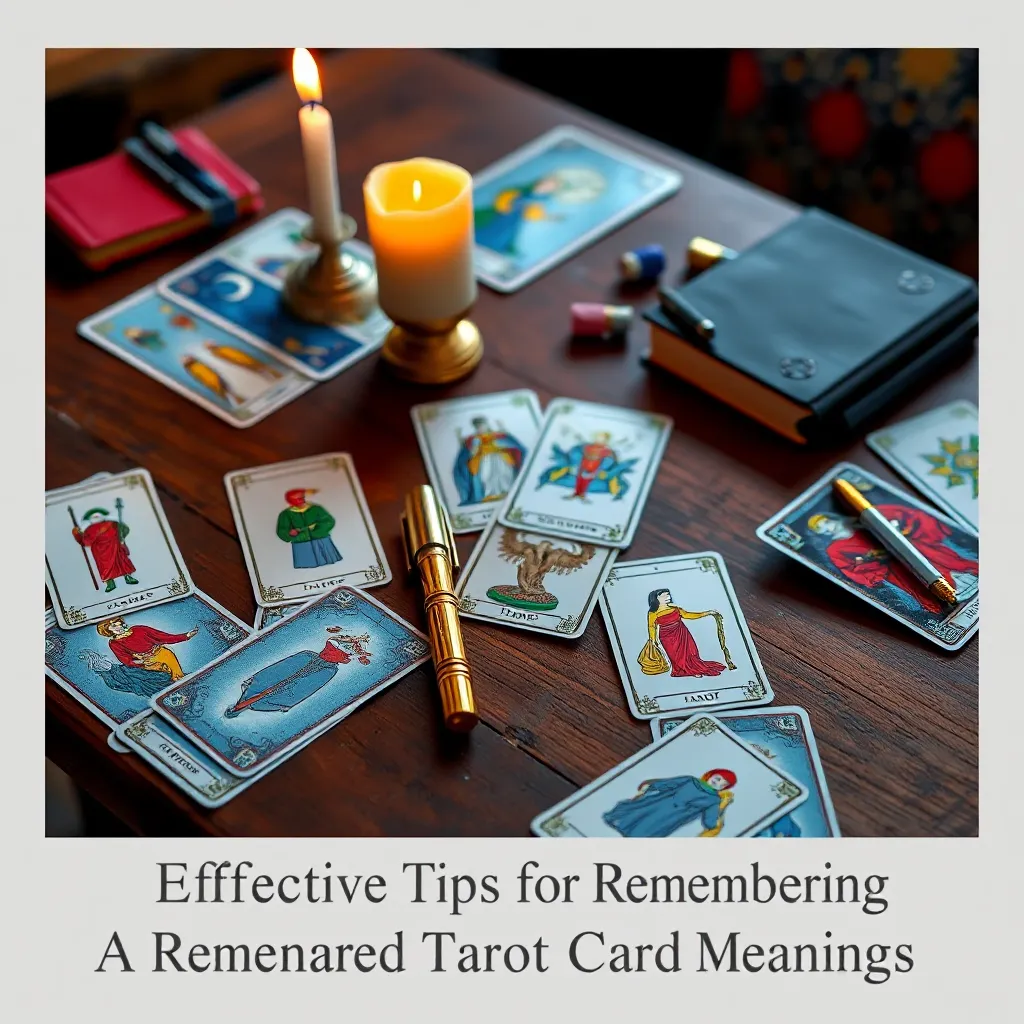 Effective Tips for Remembering Tarot Card Meanings : MysteryLores