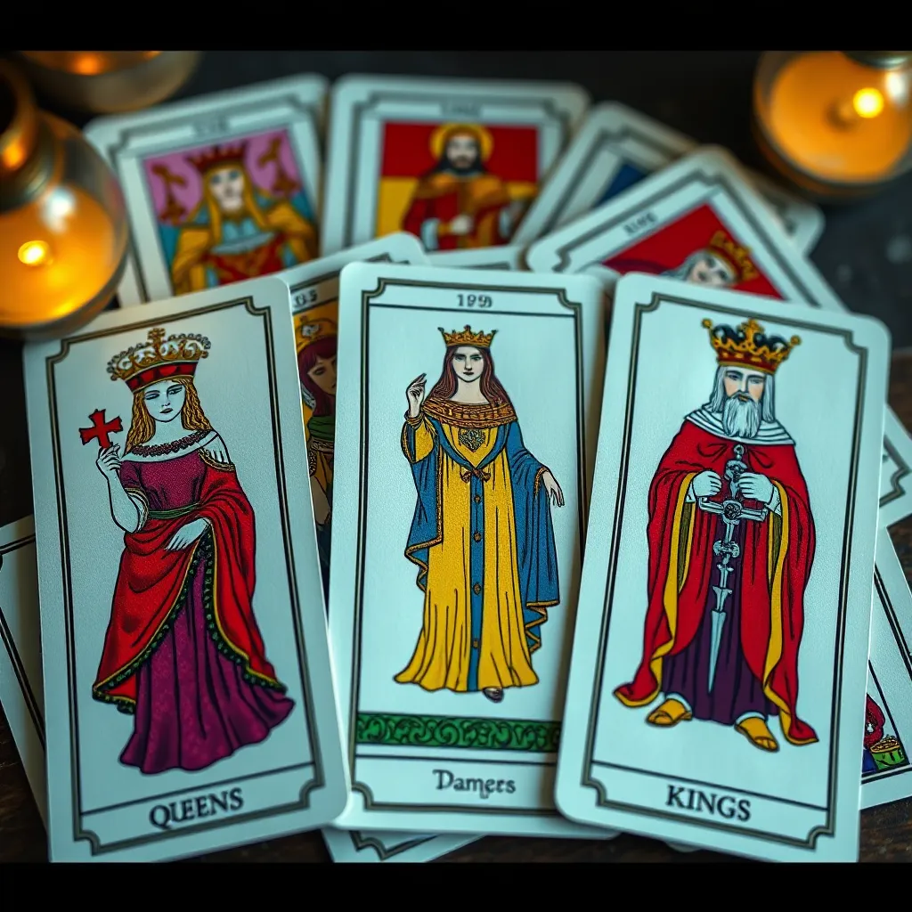 Interpreting Court Card Queens and Kings in Readings : MysteryLores